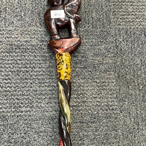 Hand Carved African Cane, Artful Cane , African Cane , Collectible ...