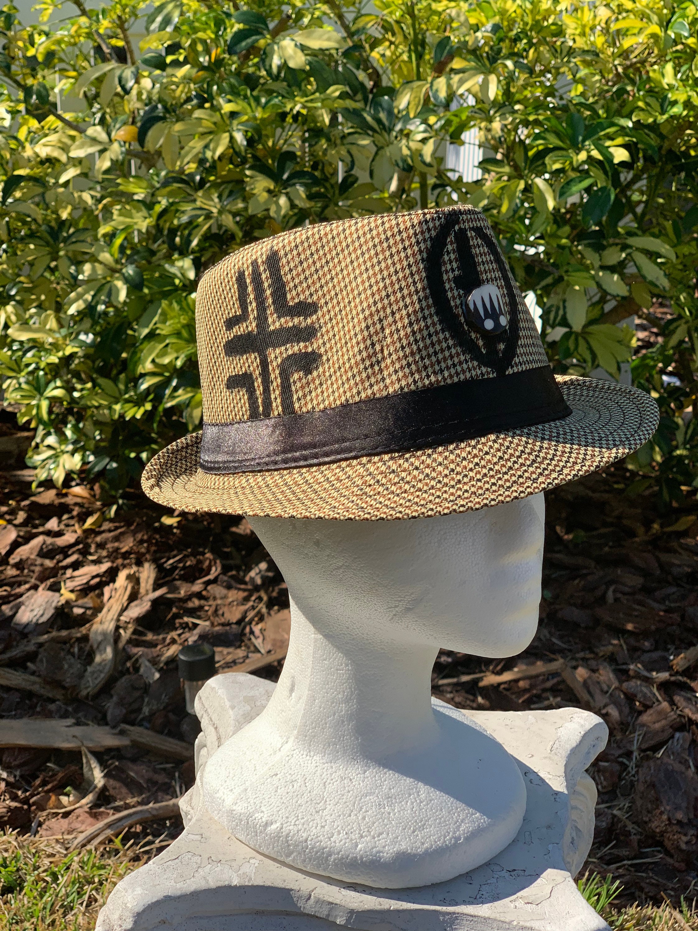 Business Fedora Unisex FedoraAfrican Fedora Plaid Fedora | Etsy