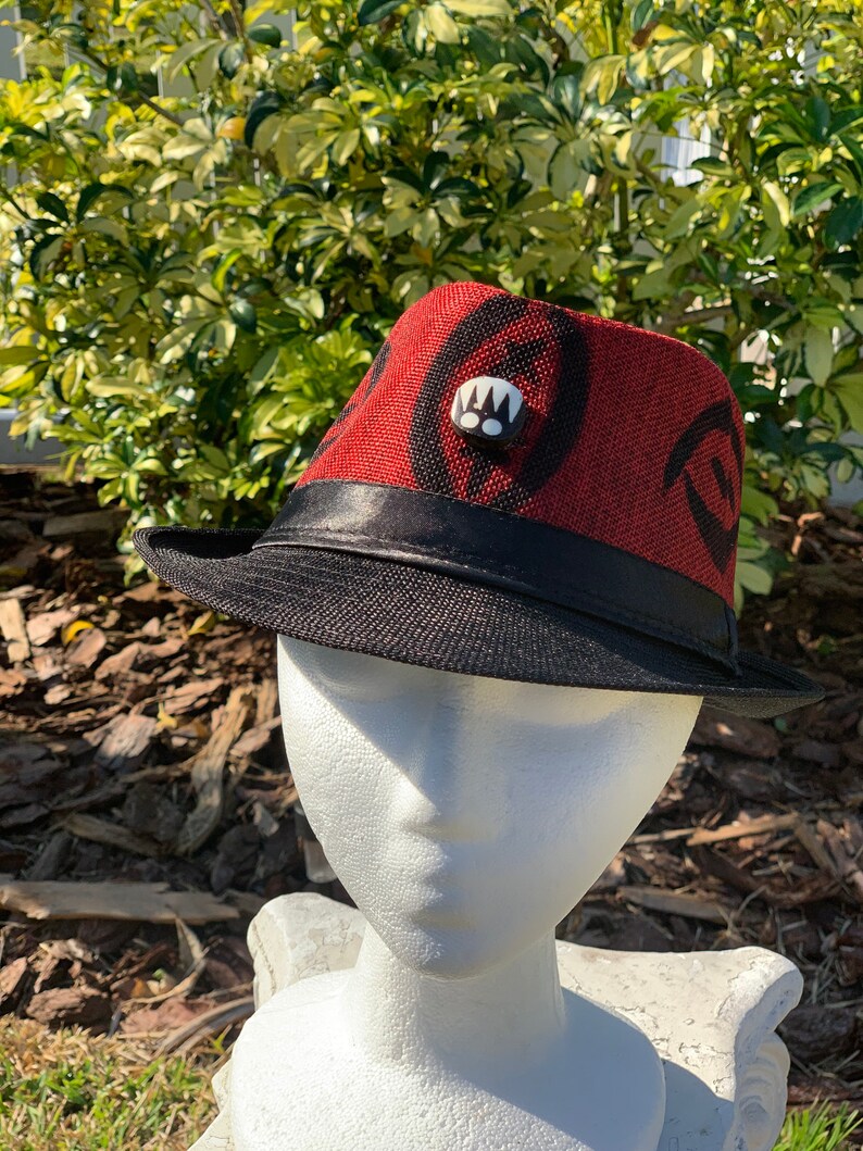Red Fedora African Fedora Burgendy Fedora - Etsy