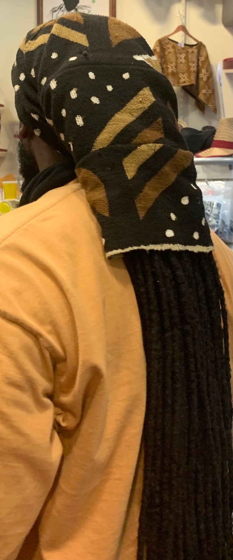 Dreadlocks Hat, Locs Hat, Rasta Hat, Mudcloth Loc Hat, Locs Sock ...