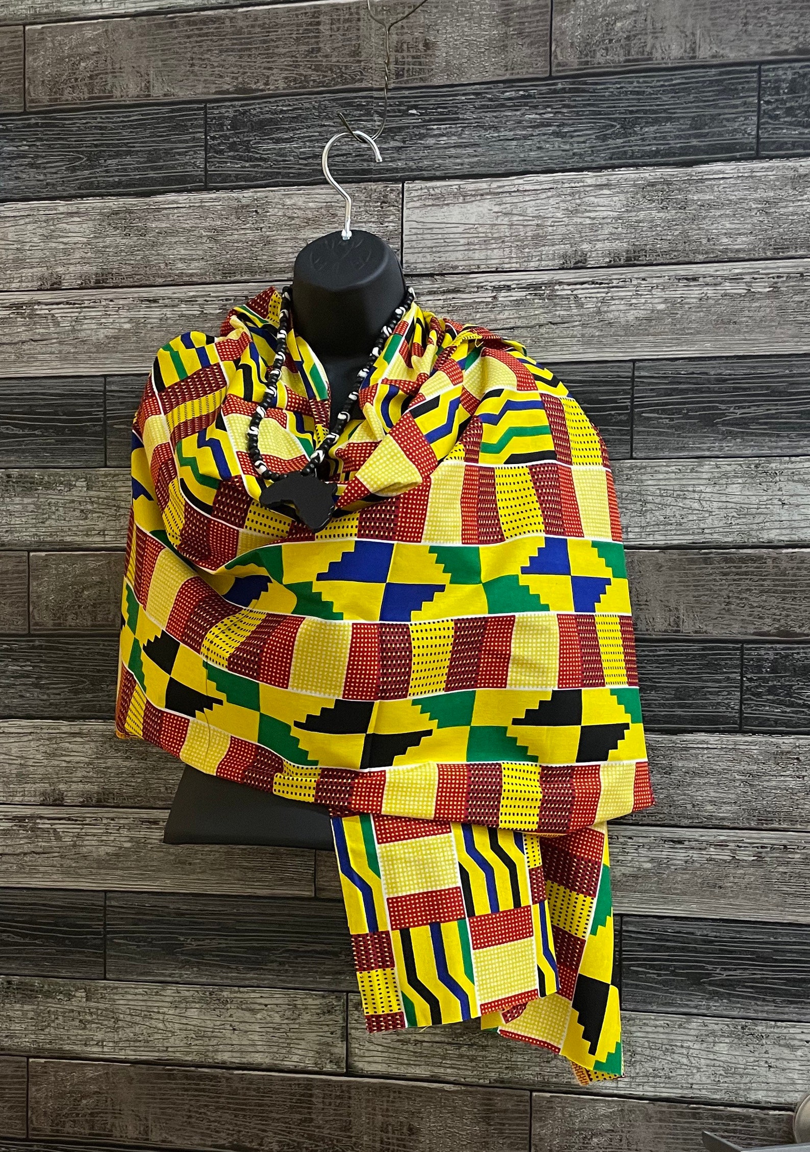 African Shawl African Wrap African Throw Kentecloth Shawl - Etsy