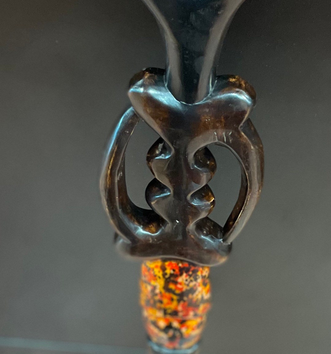 Hand Crafted Wooden African Cane , Wooden African Cane, Gyname Cane ...