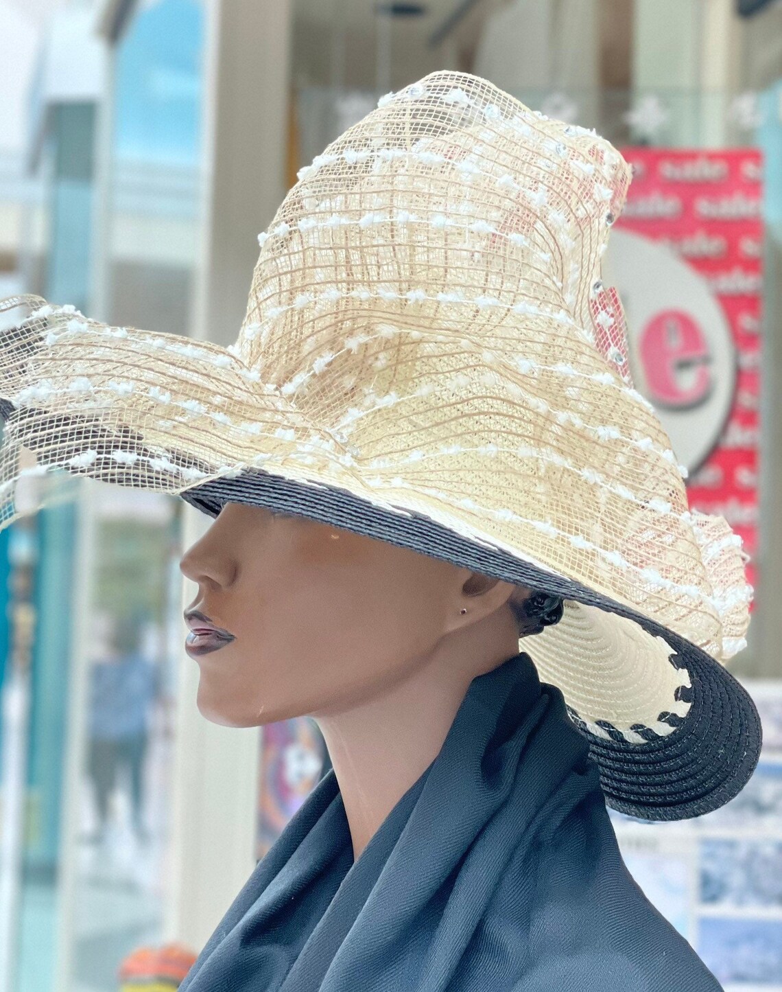 Formal African Hat, First Lady Hat,church Hat , Zulu Hat, Wide Brim ...