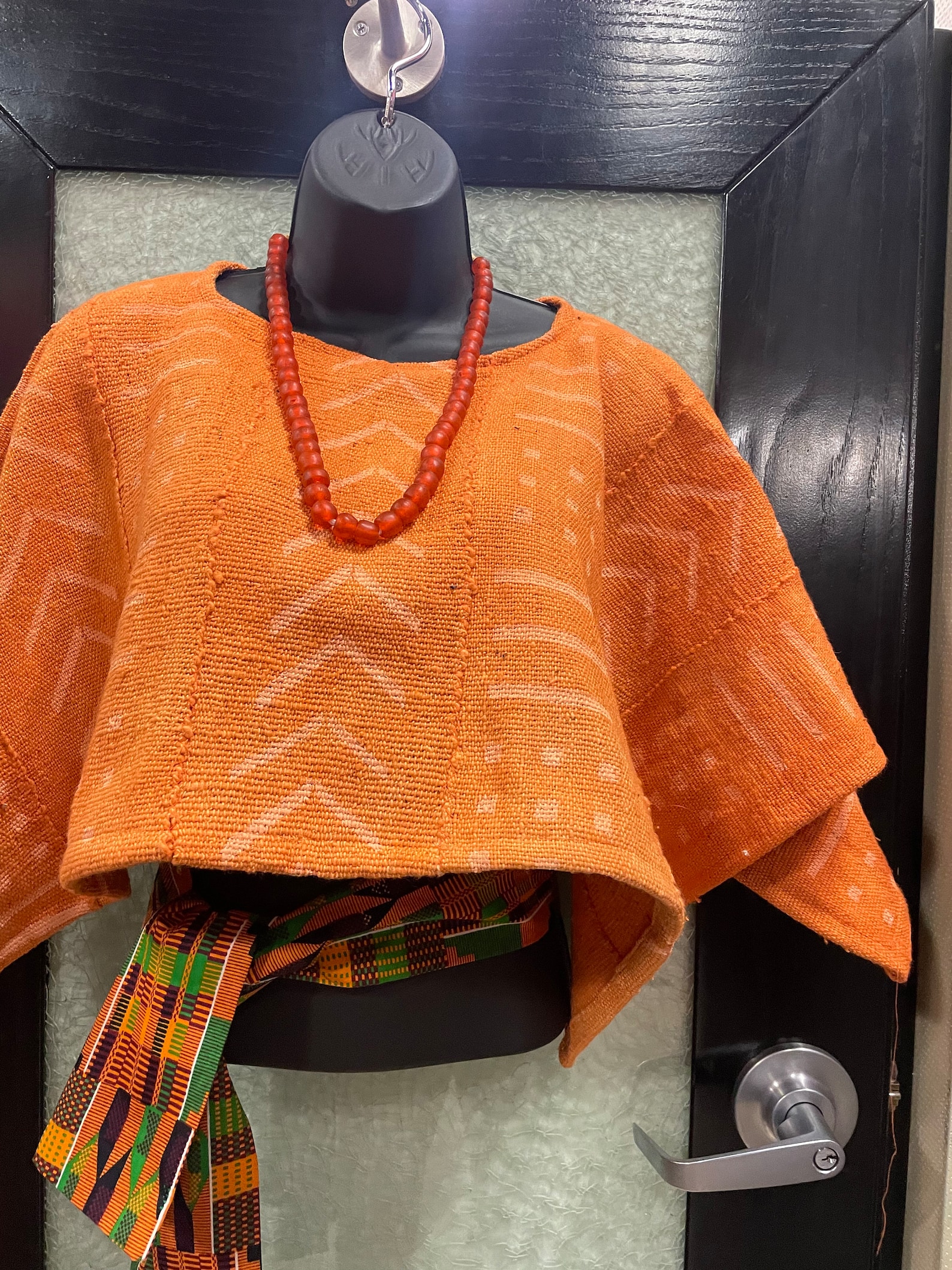 Orange Mudcloth Shrug, African Shrug, Ethnic Shrug - Etsy