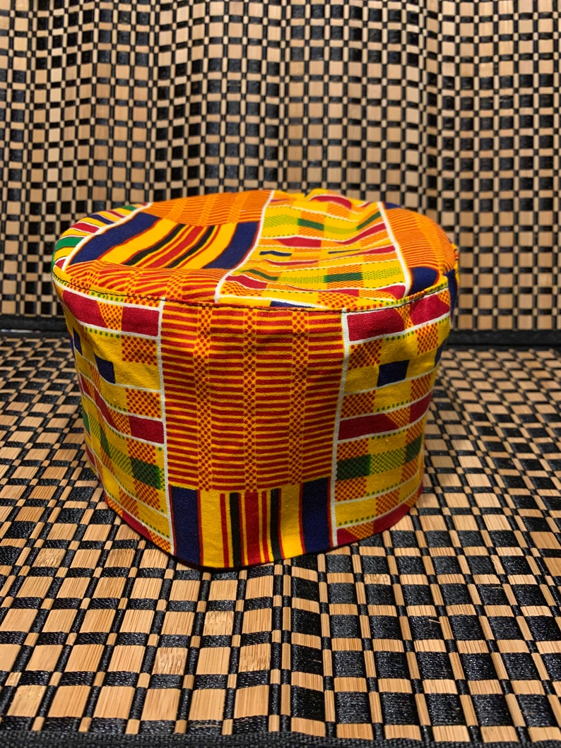 African Hat, Kente Cloth Hat, Kufi, Kufi Hat, Men Hat, Beanie Hat ...