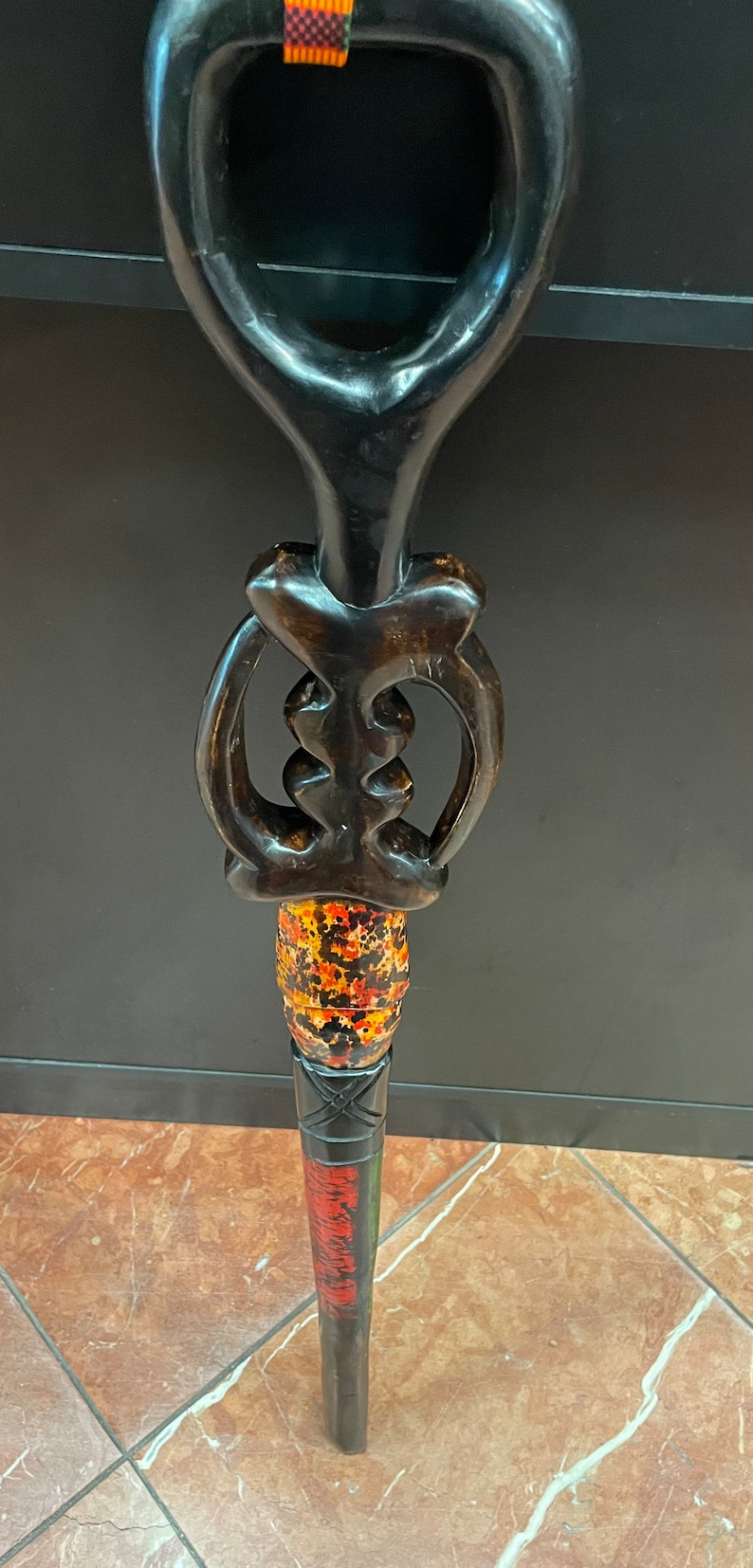 Hand Carved African Cane, Artful Cane , African Cane , Collectible ...