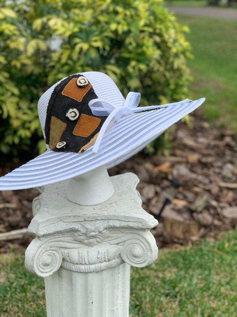 White Wide Brim Hat Women White Hat Kentucky Derby Hat Kuba - Etsy