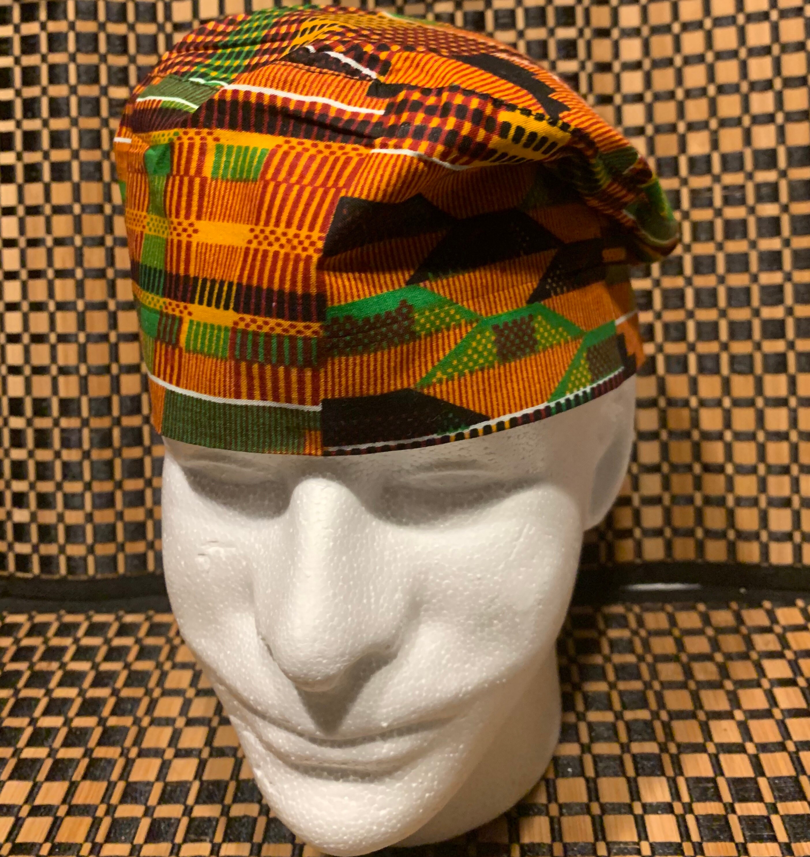 African Hat African Kufi Kente Cloth Kufi African Unisex Etsy