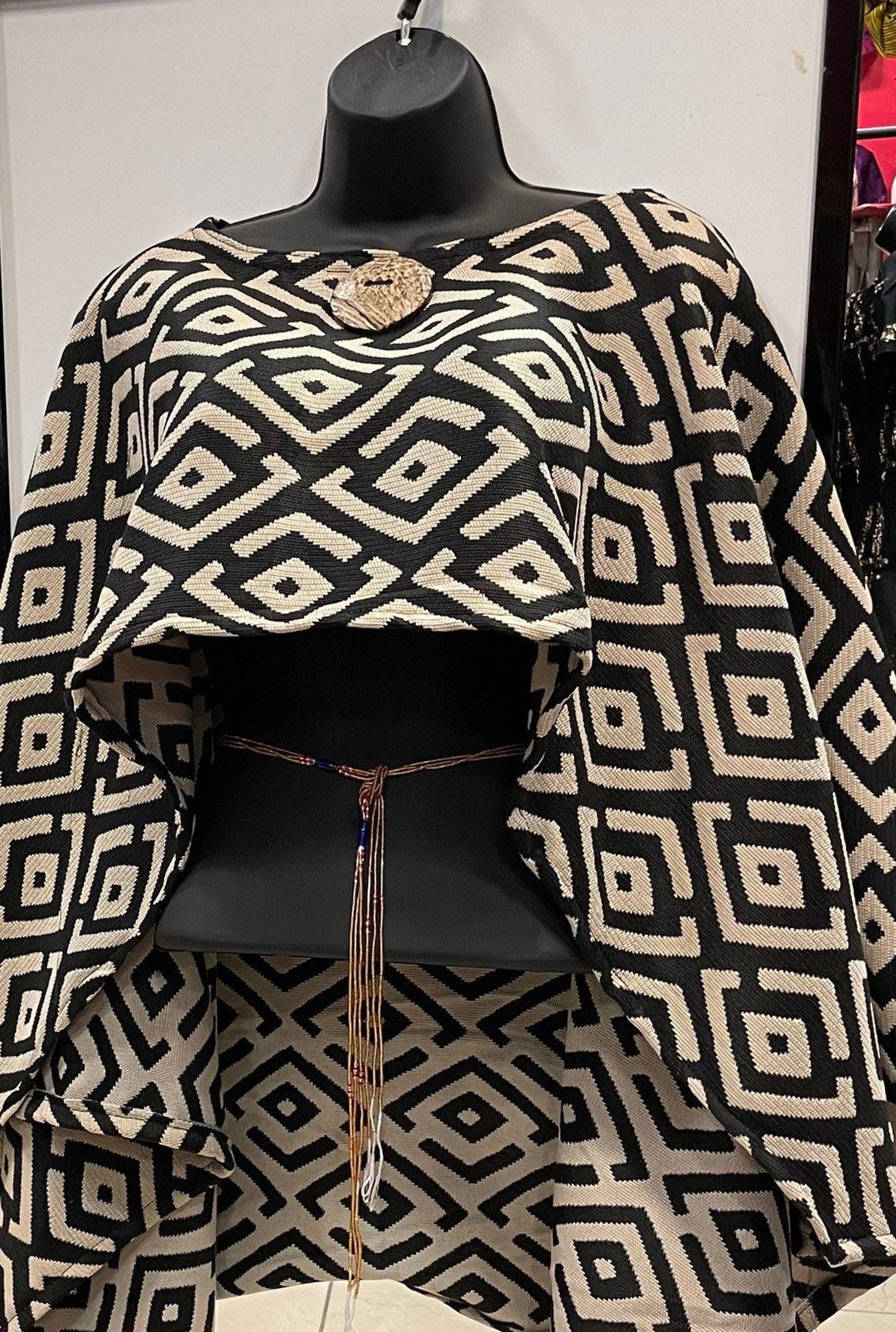 Ethnic Shrug African Shrug Ponch African Cape | Etsy