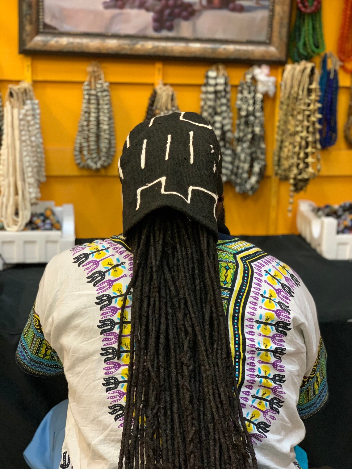 Mudcloth Dreadlocks Hat Mudcloth Tam Rasta Mudcloth Hat - Etsy