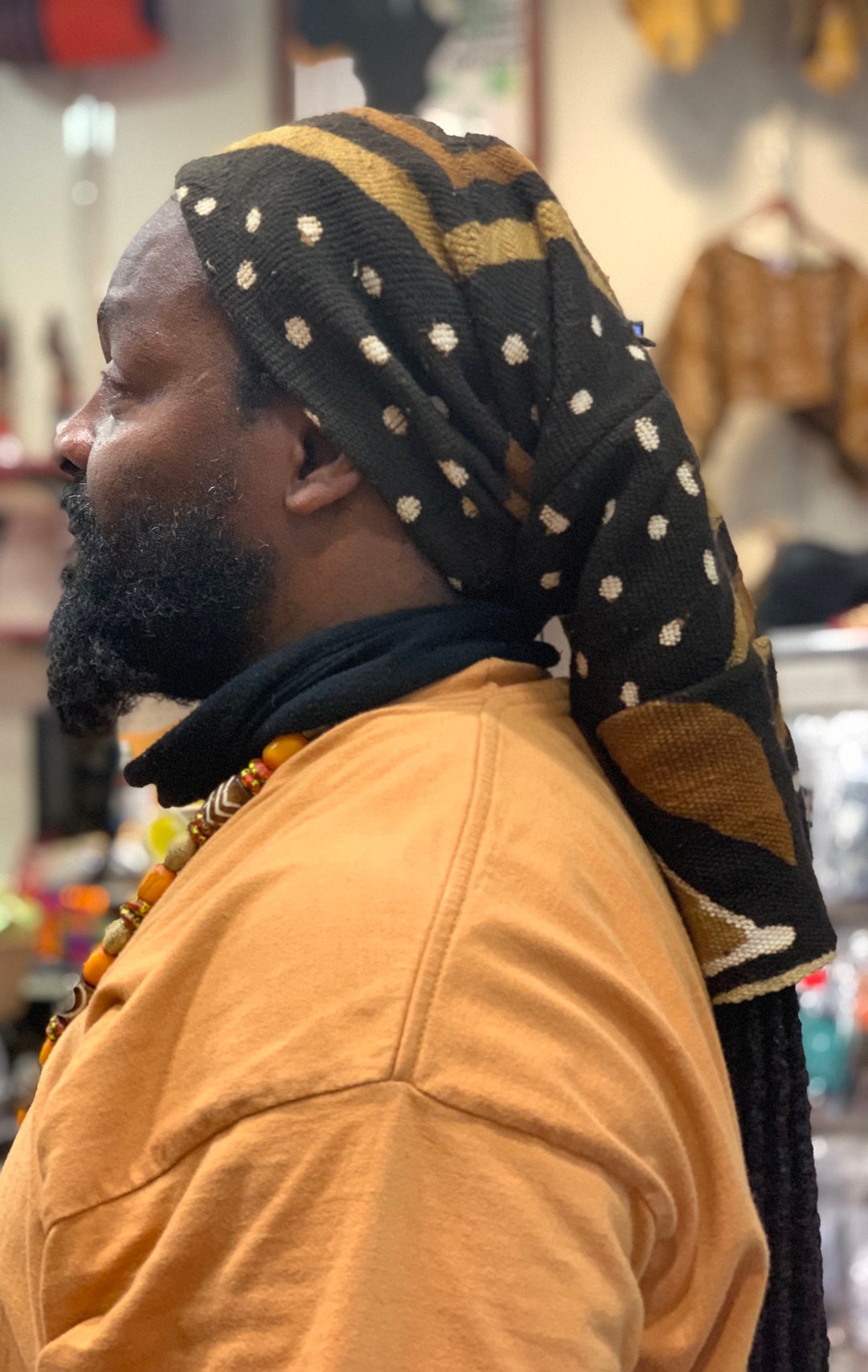 Dreadlocks Hat, Locs Hat, Rasta Hat, Mudcloth Loc Hat, Locs Sock ...