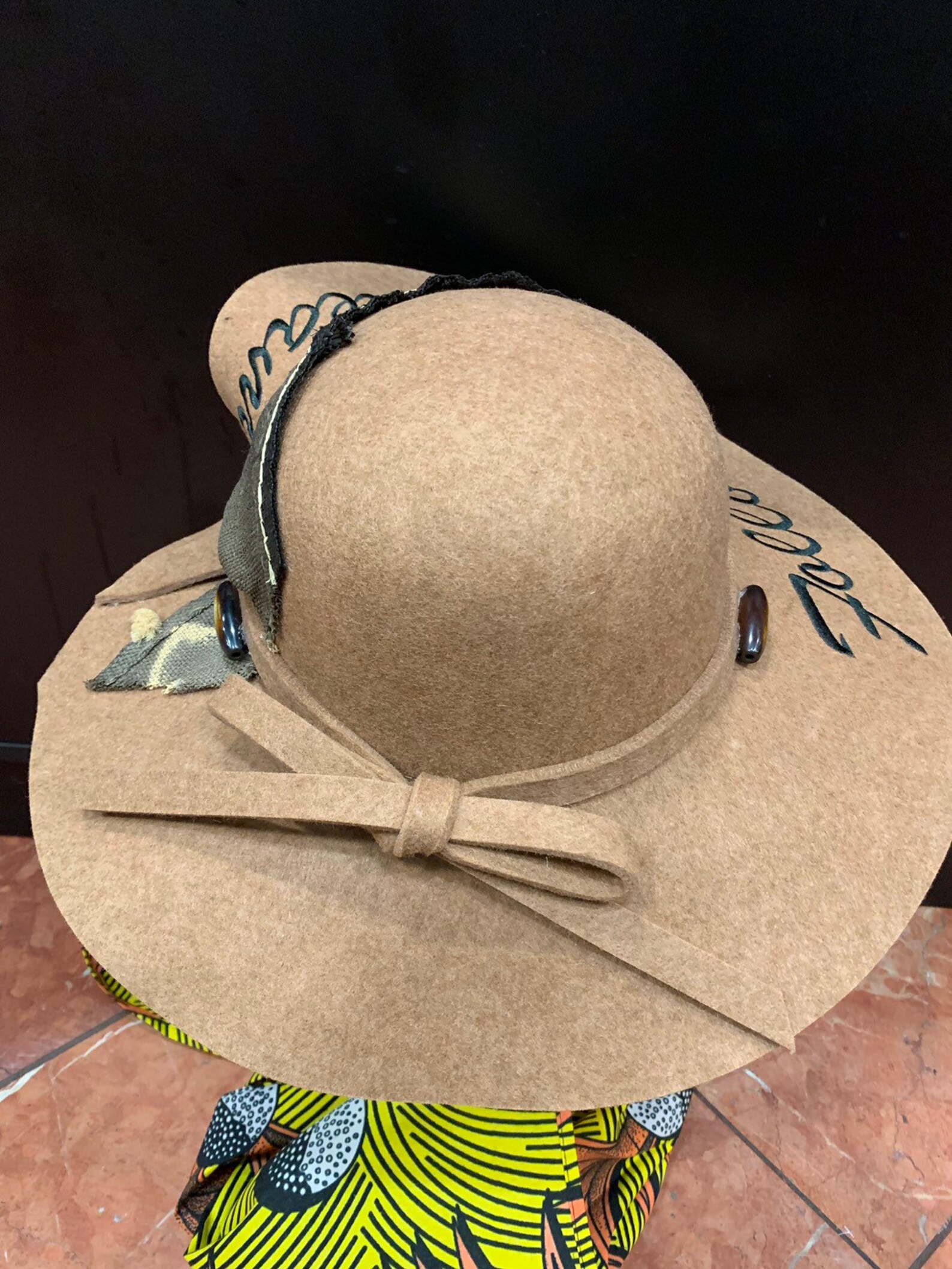 African Felt Hat,zulu Hat, African Headwrap - Etsy