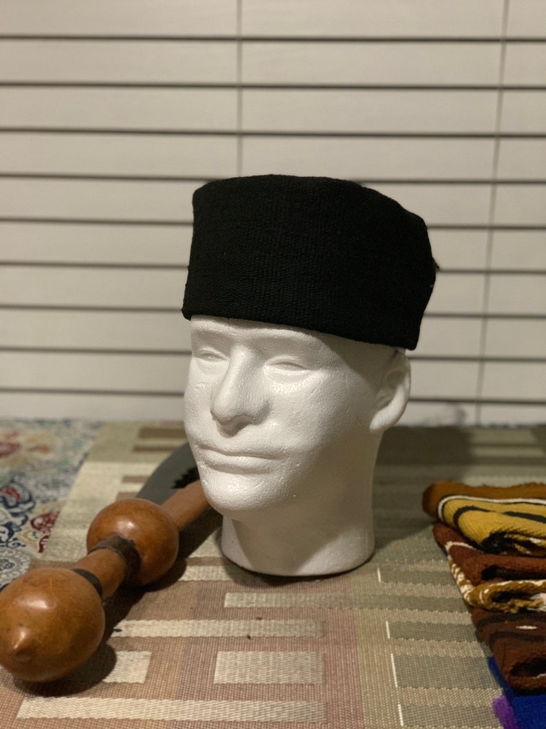 Brown Mudcloth Kufi African Kufi Bogolan Kufi African Mens | Etsy