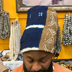 Locs Hat, Tam, Dreadlocks Hat, Roots Hat, Mudcloth Hat, Rasta Hat ...