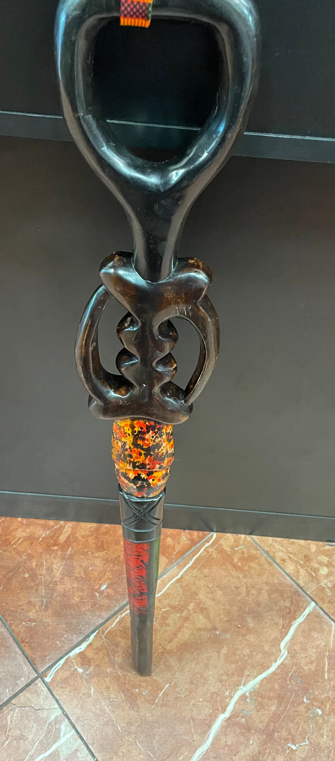 Rasta Cane Gyname Cane Wooden Cane Hand Crafted Cane - Etsy