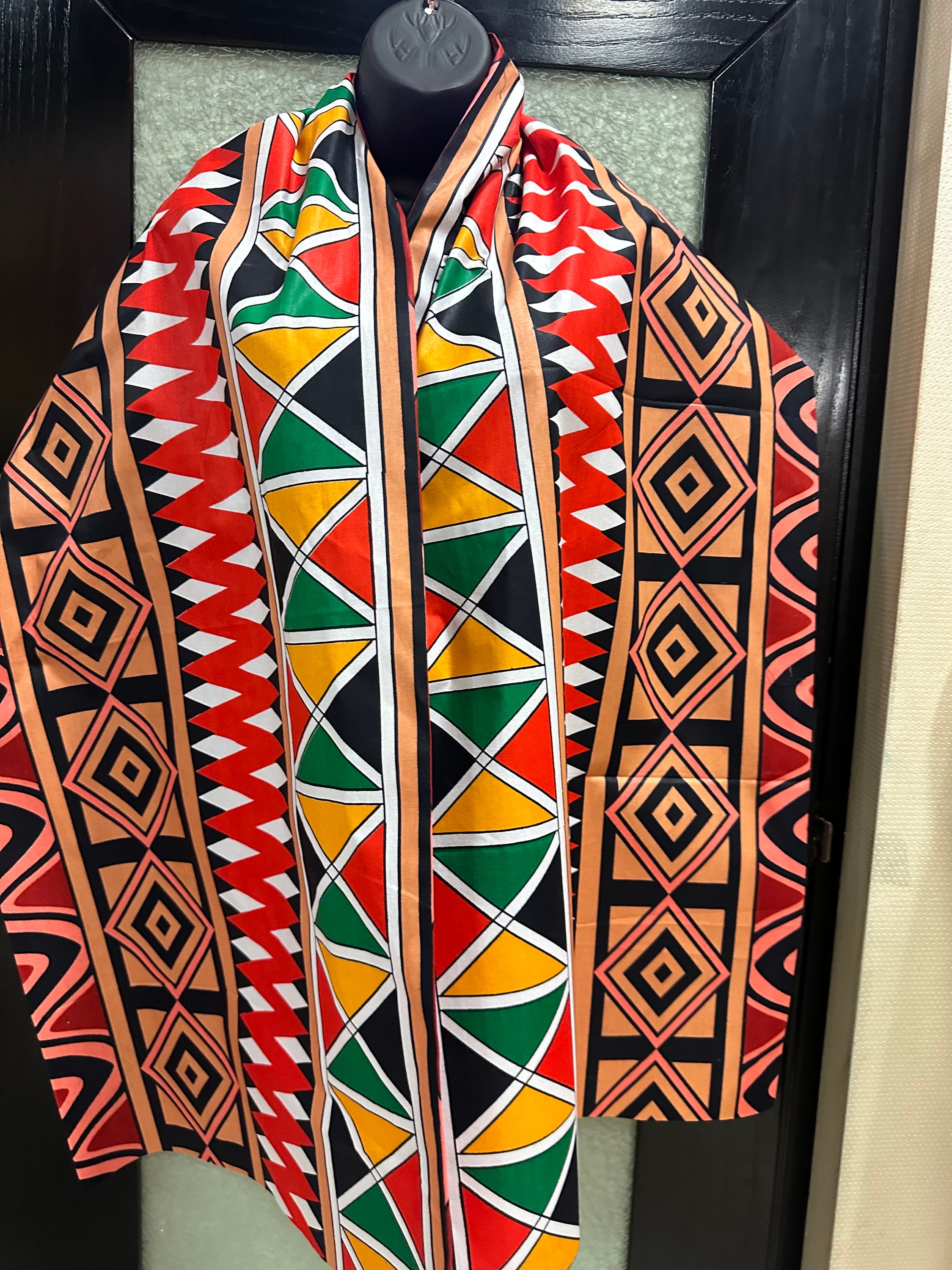 Tribal Shawl, Ethnic Shawl, Christmas Gift , African Shawl, African ...