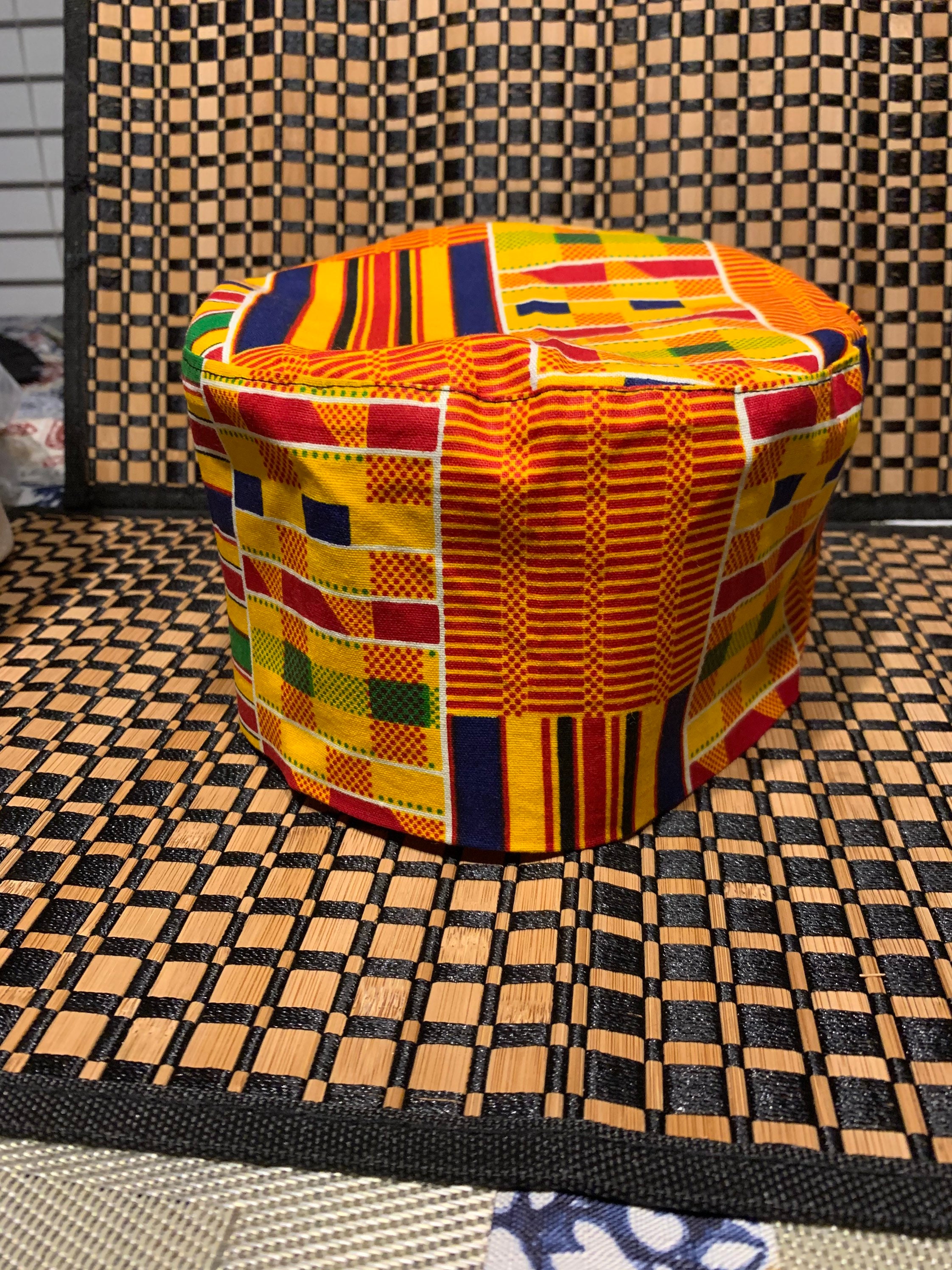 African Hat Kente Cloth Hat Kufi Kufi Hat Men Hat Beanie Etsy