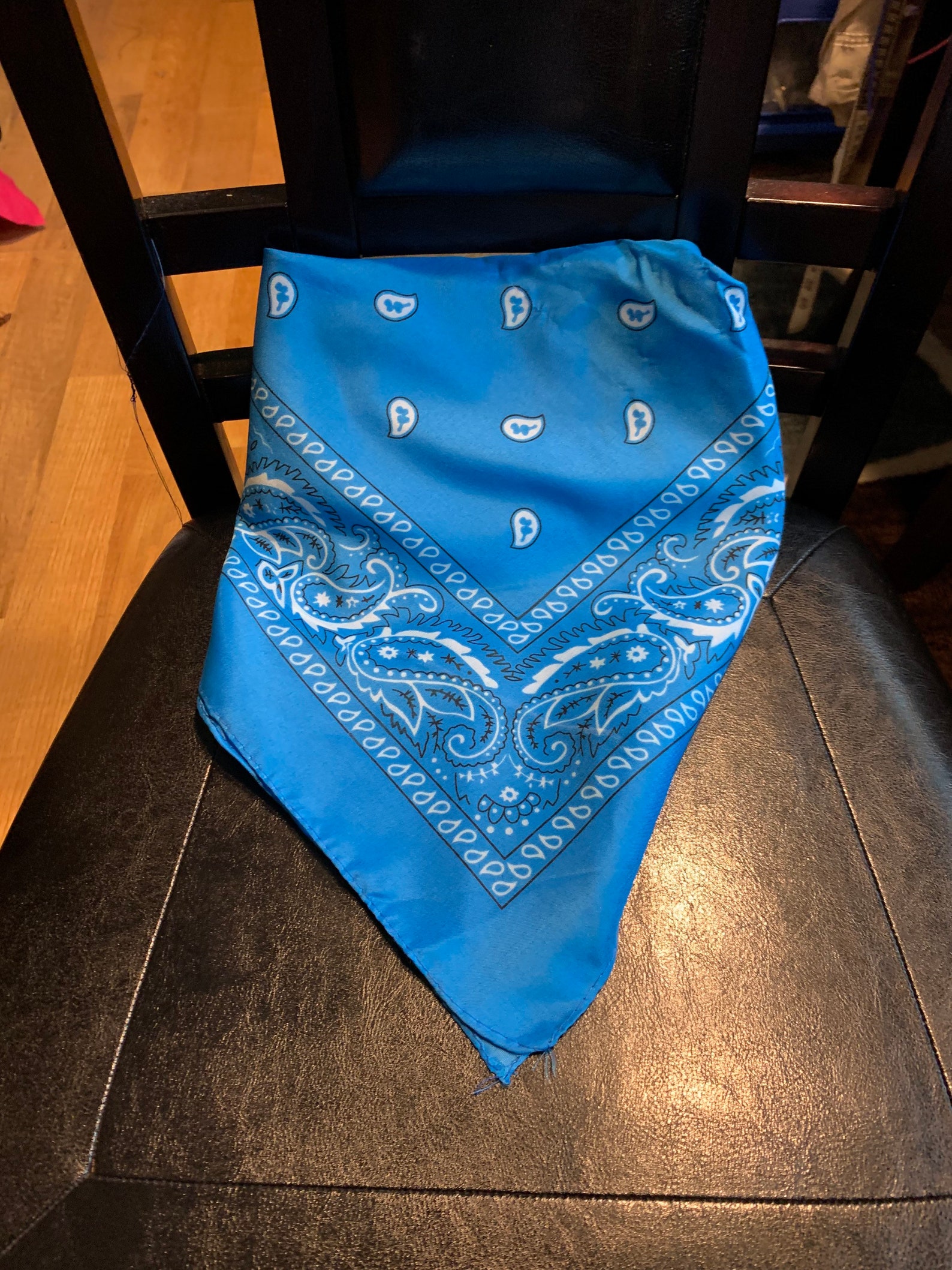 Blue Face Mask Handkerchief Face Mask Western Face Mask - Etsy