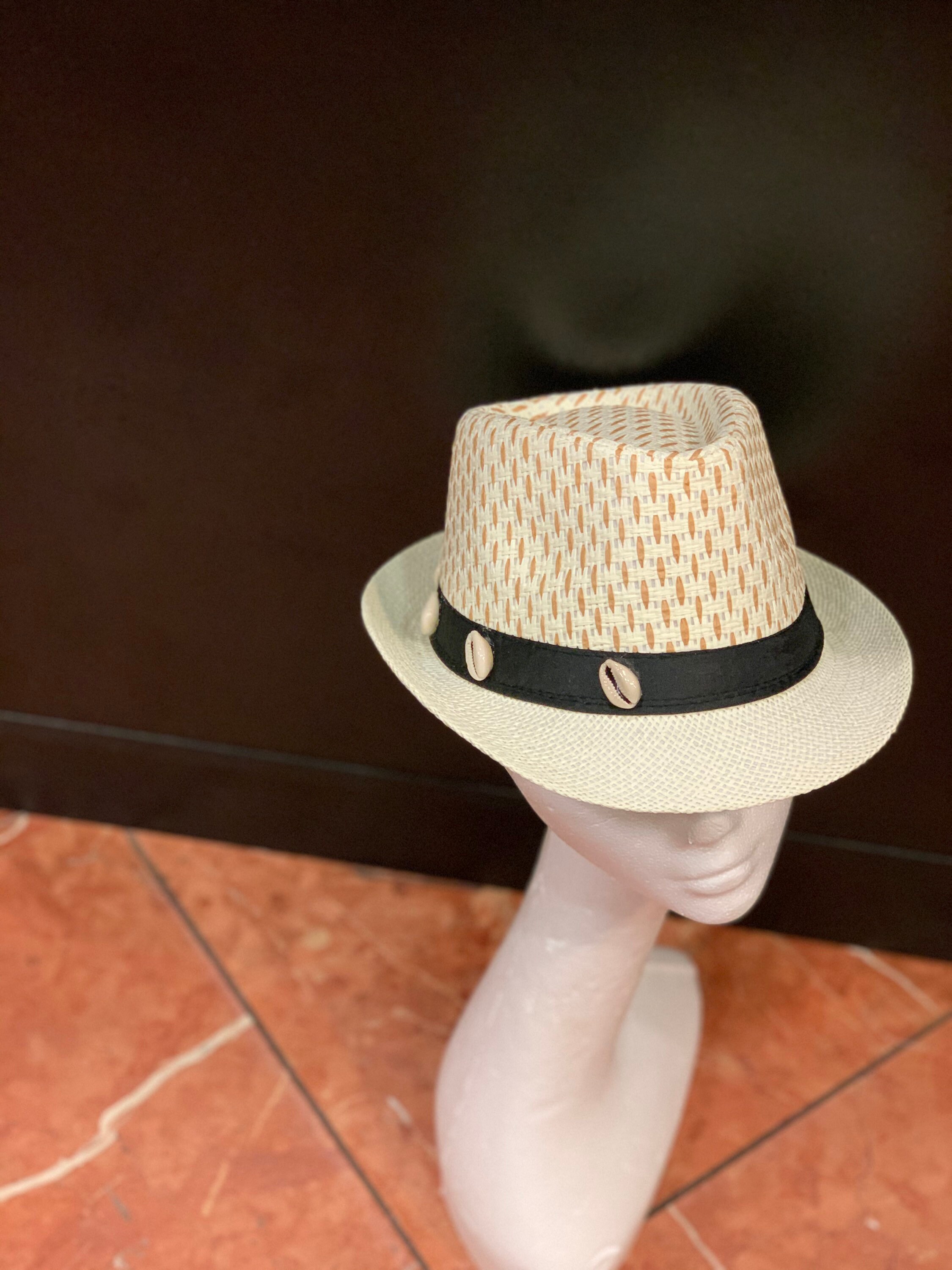 Sombrero Fedora africano Fedora de concha de vaca africana - Etsy México