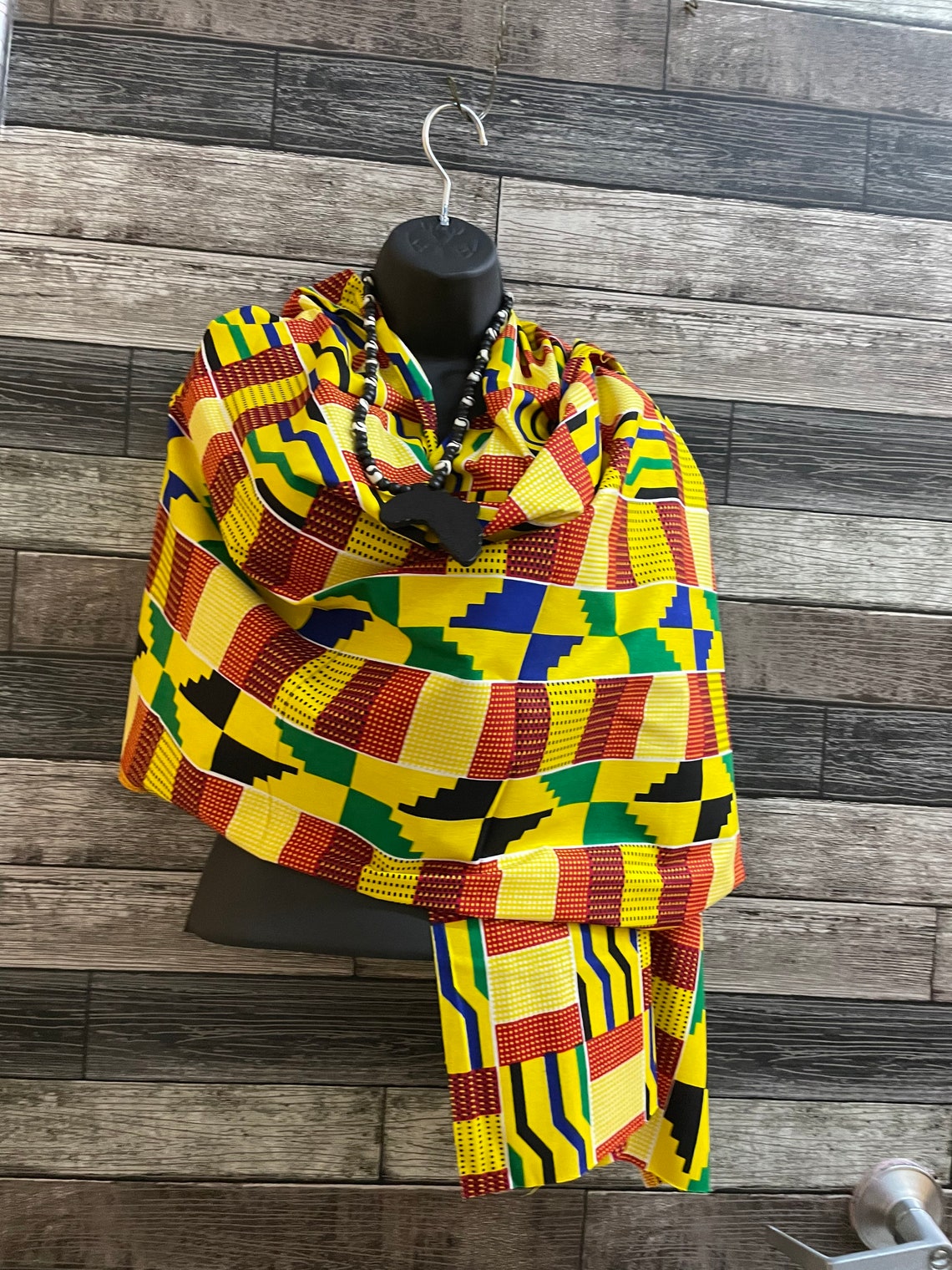 African Shawl African Wrap African Throw Kentecloth Shawl | Etsy