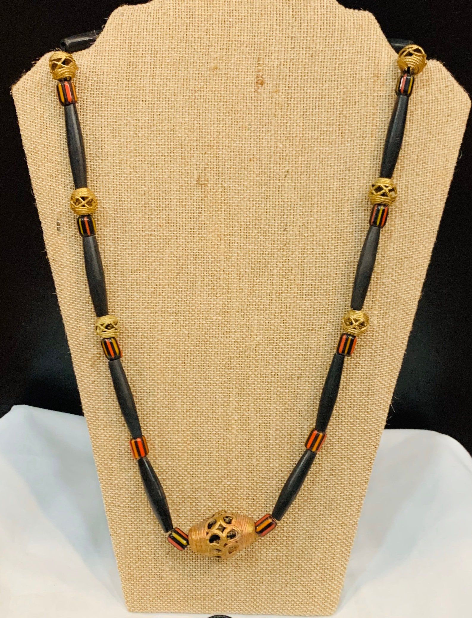 African Necklace Set Ethnic Necklace Set Brass Necklace | Etsy