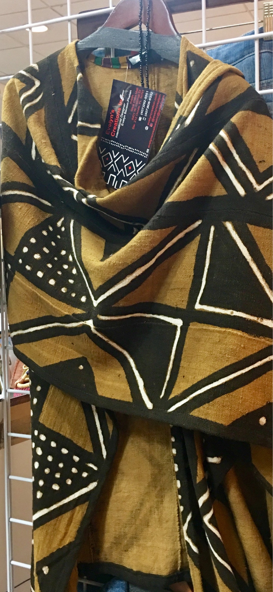 Mudcloth Shawl, African Shawl, African Cape, Bogolan Shawl, Bogolan ...