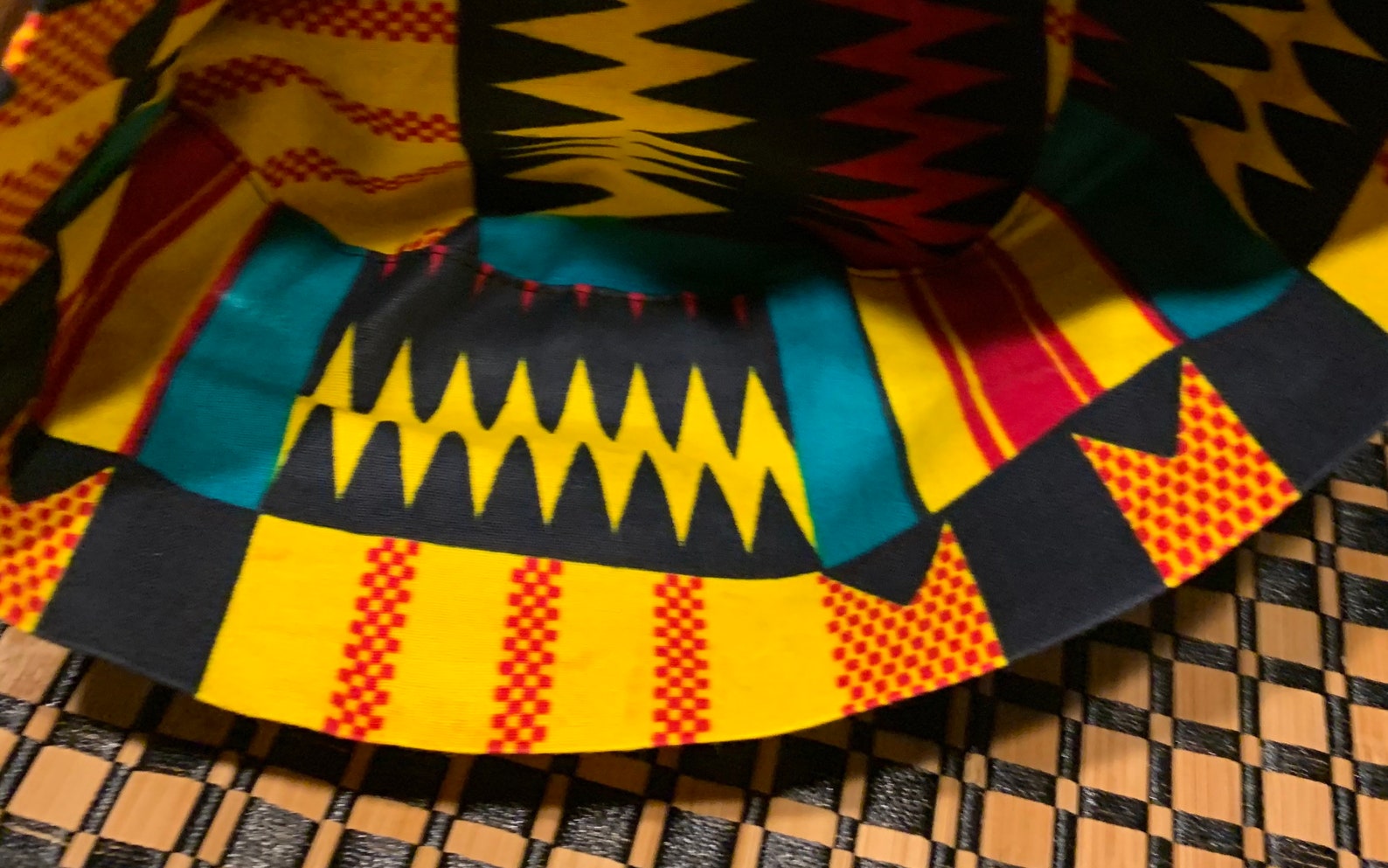 Kente Cloth Kufi African Hat Islamic Hat African Men Hat Etsy