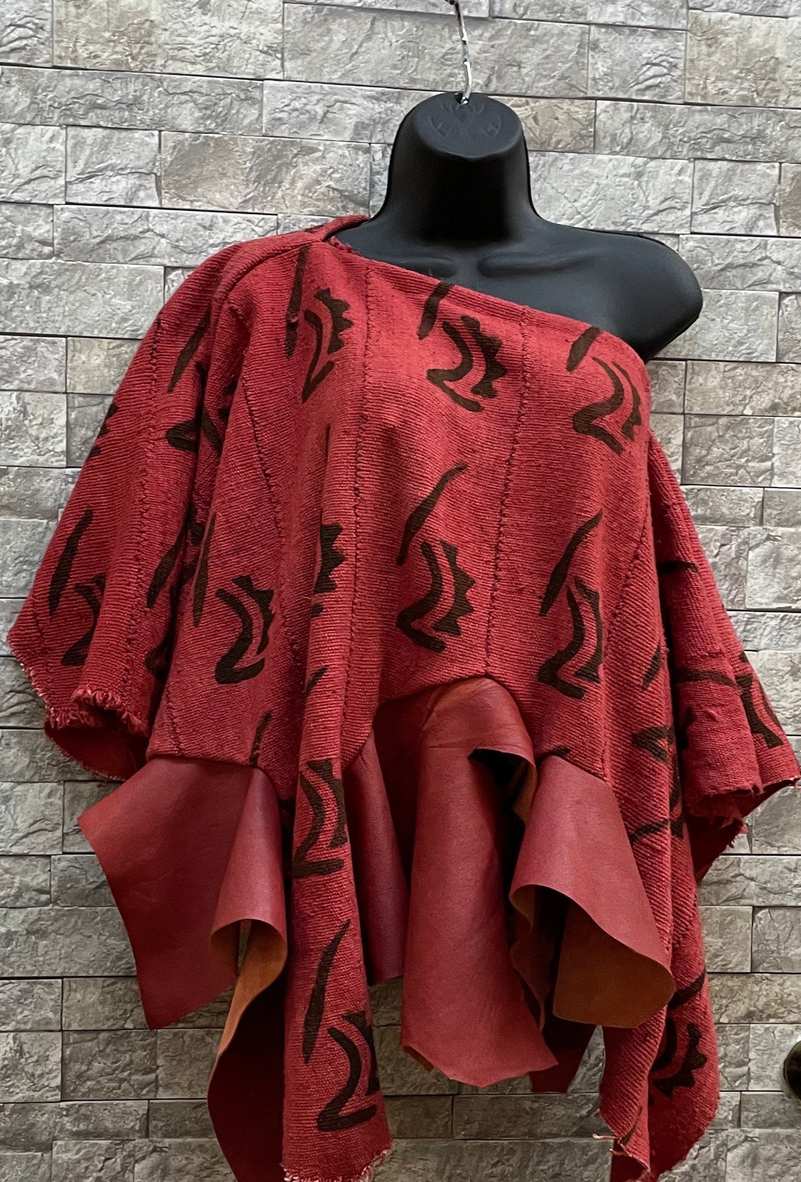 Red Shrug Ted Adrinka Shrug African Shrug Ethnic Shrug - Etsy