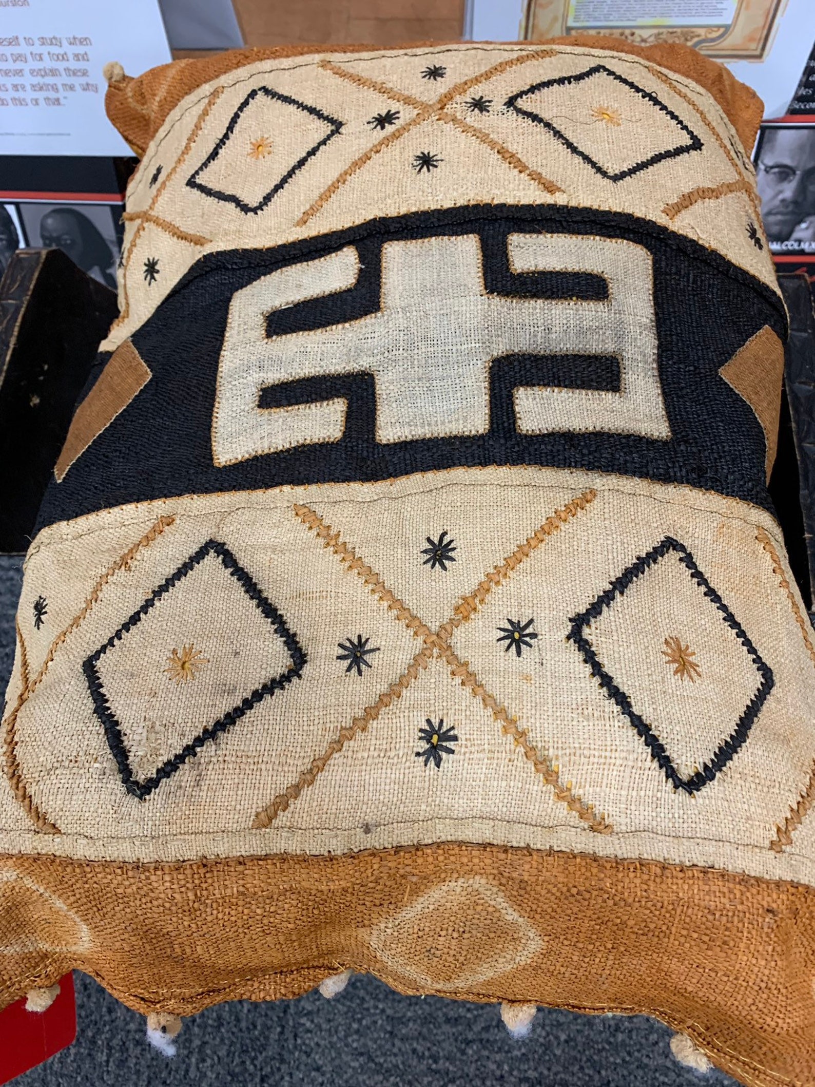 Kuba Cloth Pillow African Pillow Mudcloth Pillow Luxury - Etsy