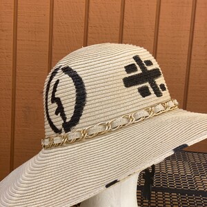 Gyname Hat, Unc Hat, African Wide Brim Hat, Ethnic Hat, Beach Hat ...