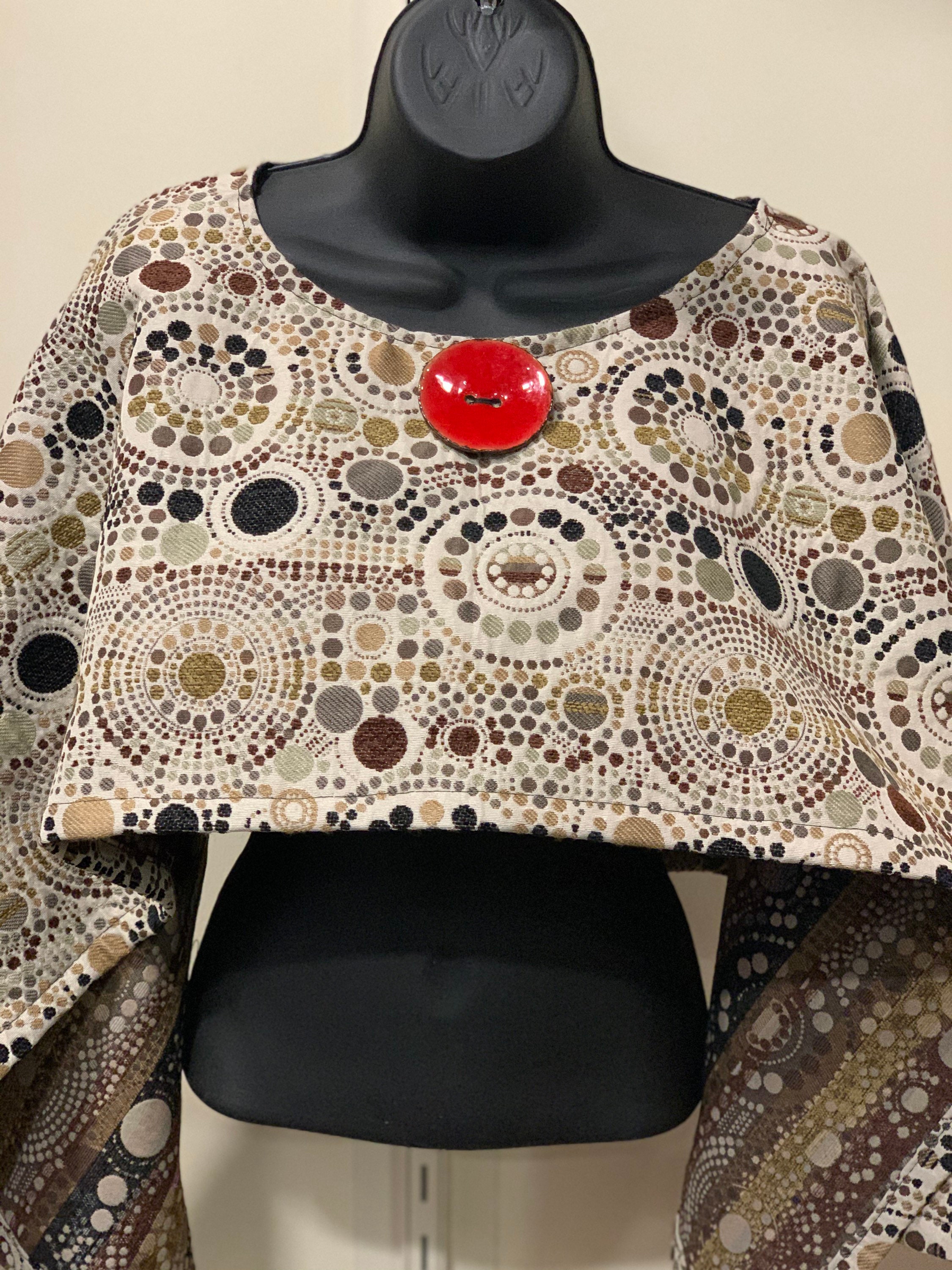 Couture Shrug, One of A Kind Shrug, Tapestry Shrug, Ethnic Shrug - Etsy