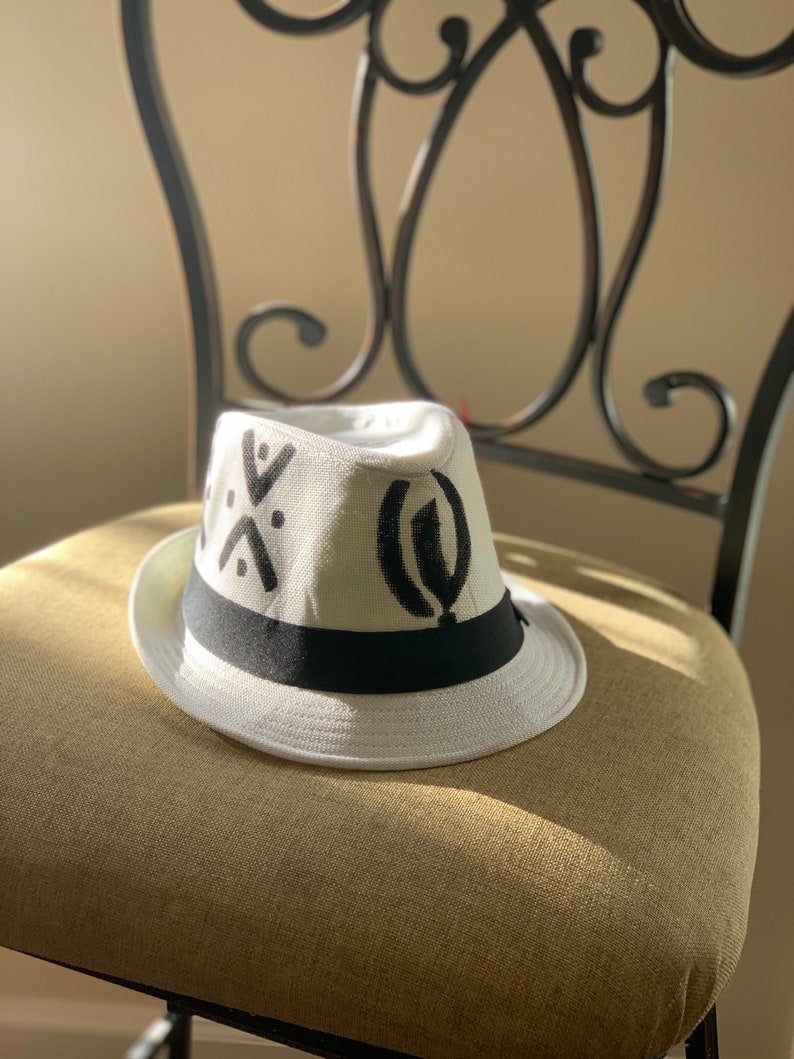 Tan Gyname Fedora, African Fedora, Tan Fedora, Men Fedora, Ethnic ...