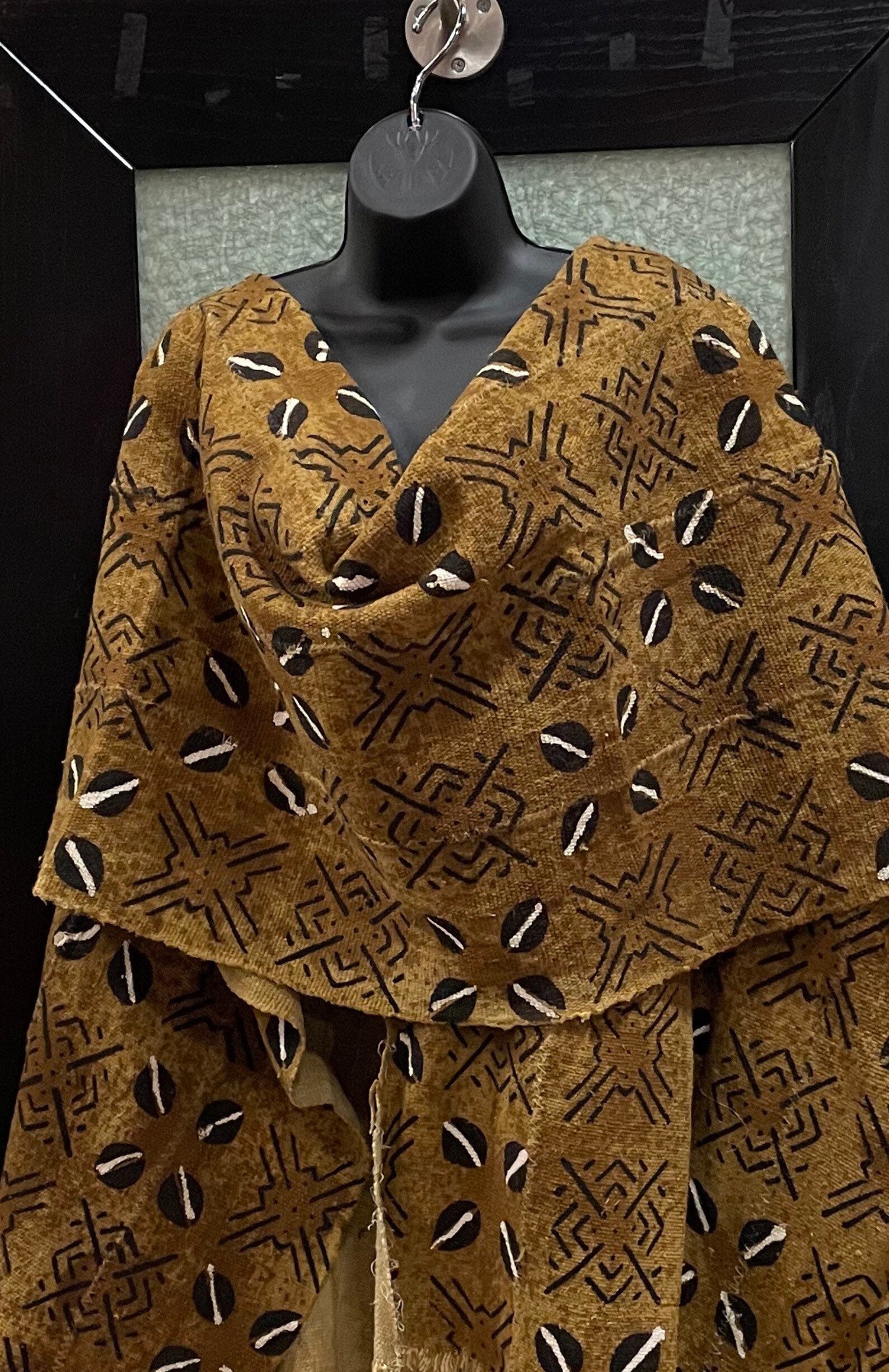 Cowrie Shell Shawl Ethnic Shawl African Shawl Mudcloth - Etsy