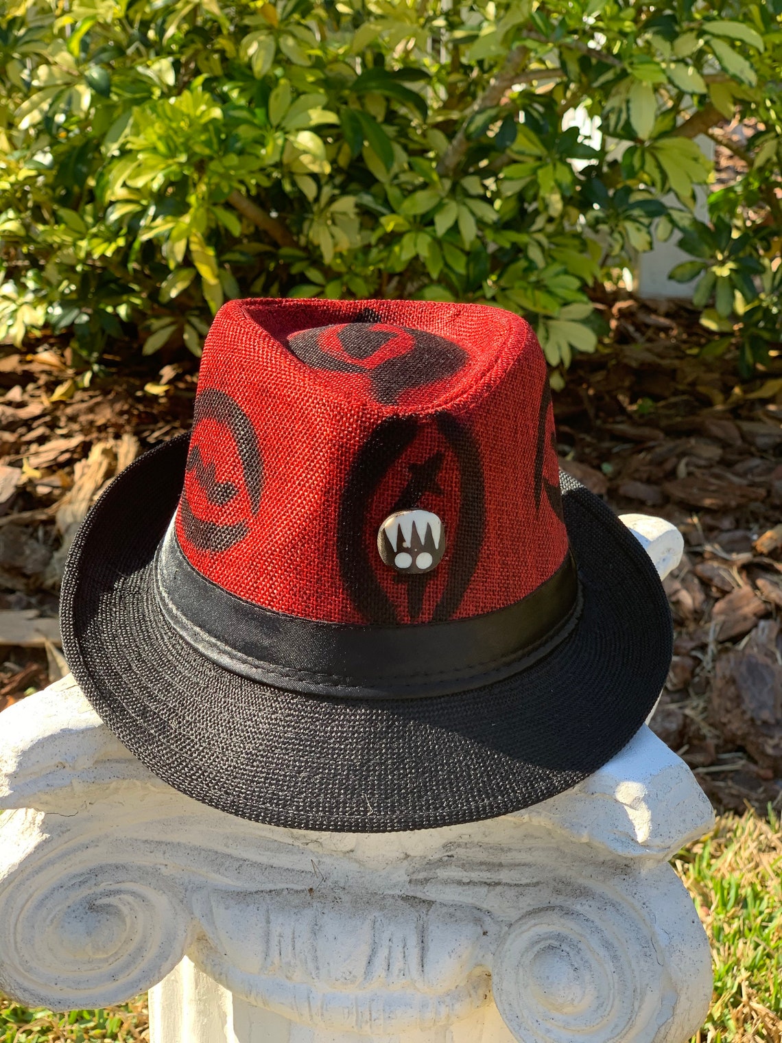 Red Fedora African Fedora Burgendy Fedora - Etsy