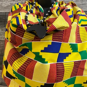 African Shawl, African Wrap, African Throw, Kentecloth Shawl, Kente ...