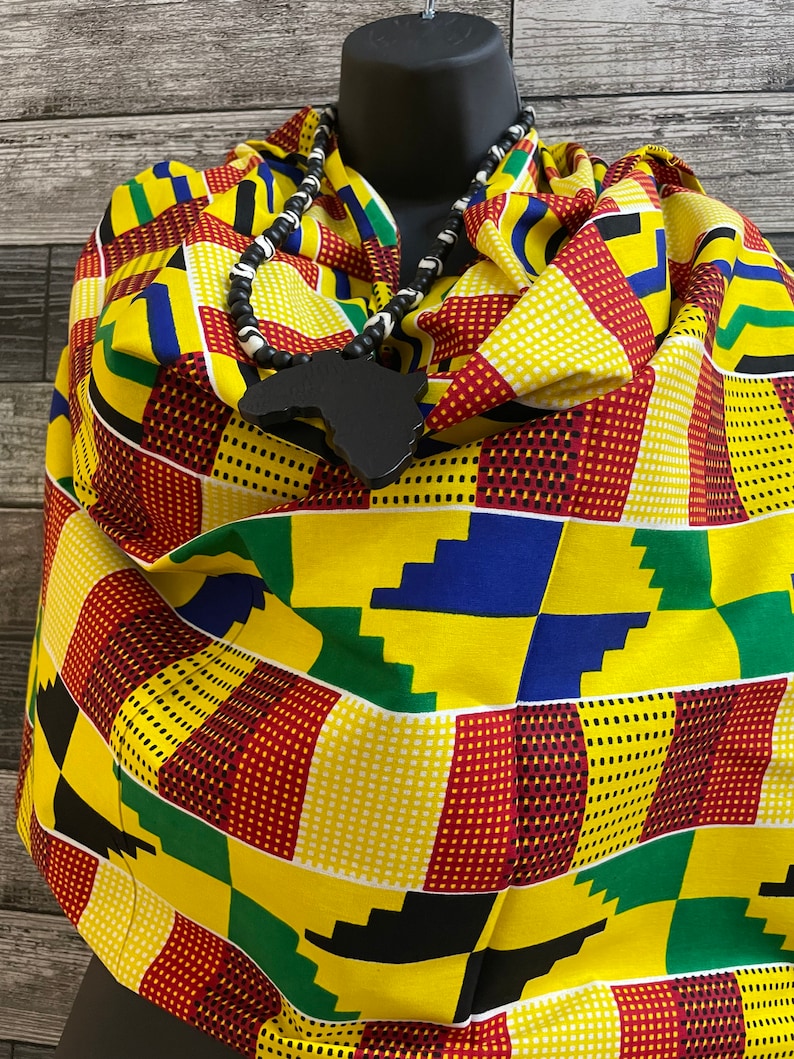 African Shawl African Wrap African Throw Kentecloth Shawl | Etsy
