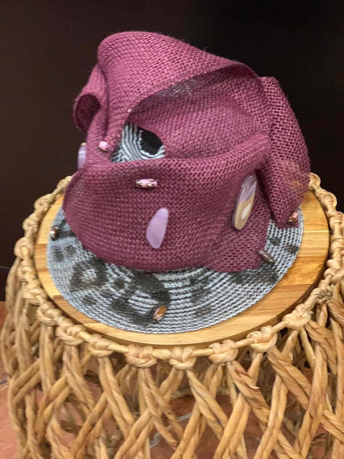 African Funk Hat Natural Straw Hat Zulu Hat Stingy Brim Hat - Etsy