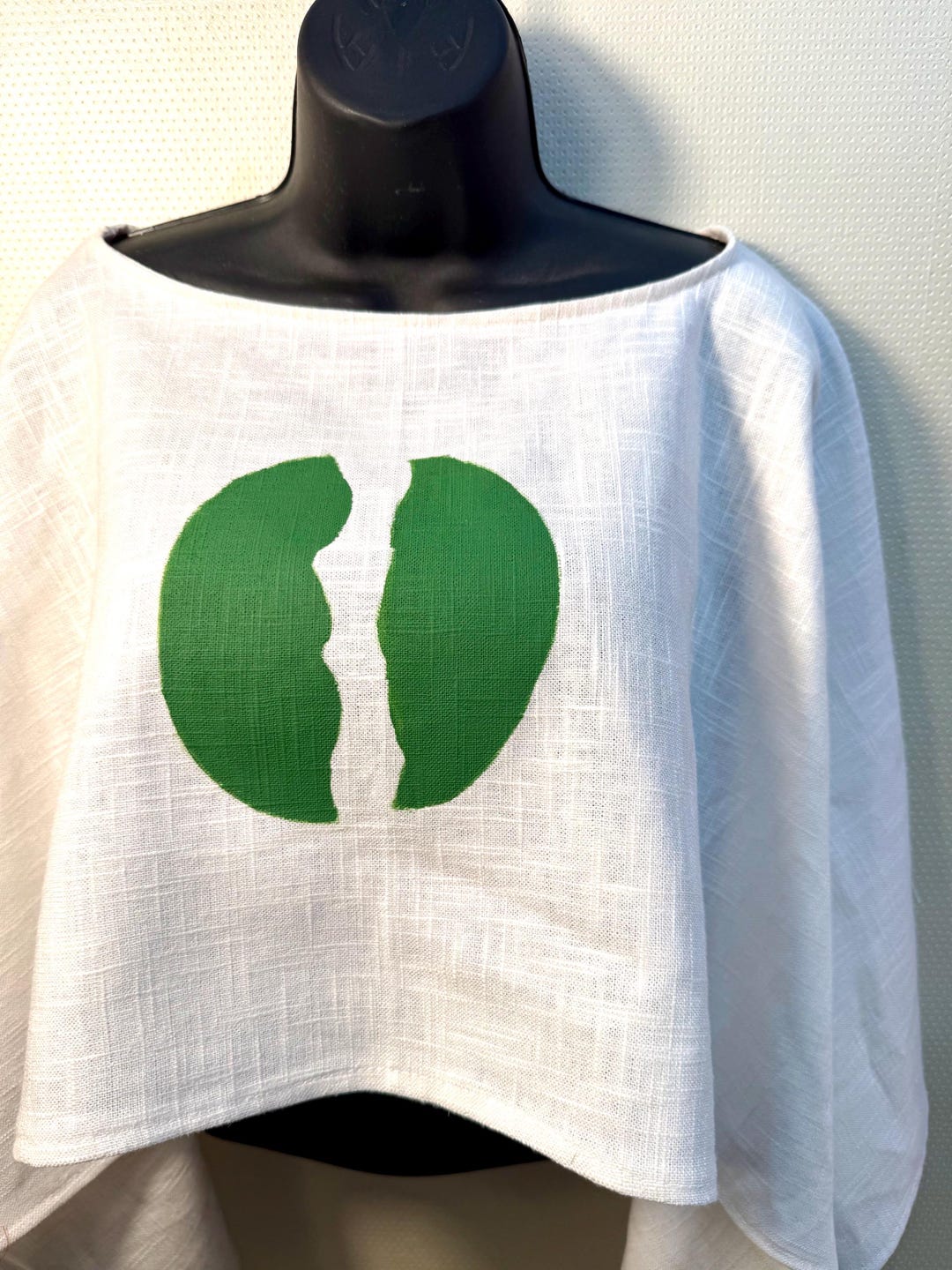 Linen Shrug, Cowrie Shrug, Green Cowrie Shell Shrug, White Linen Shrug ...