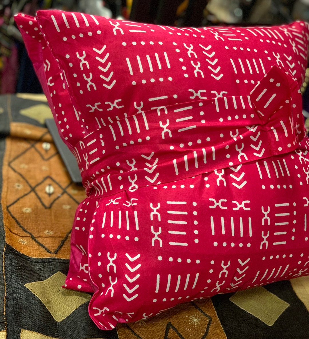 African Pillow Set, African Pillows, Art Pillows, Ethnic Pillows ...