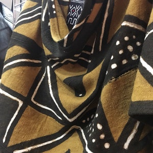 Mudcloth Shawl, African Shawl, African Cape, Bogolan Shawl, Bogolan ...