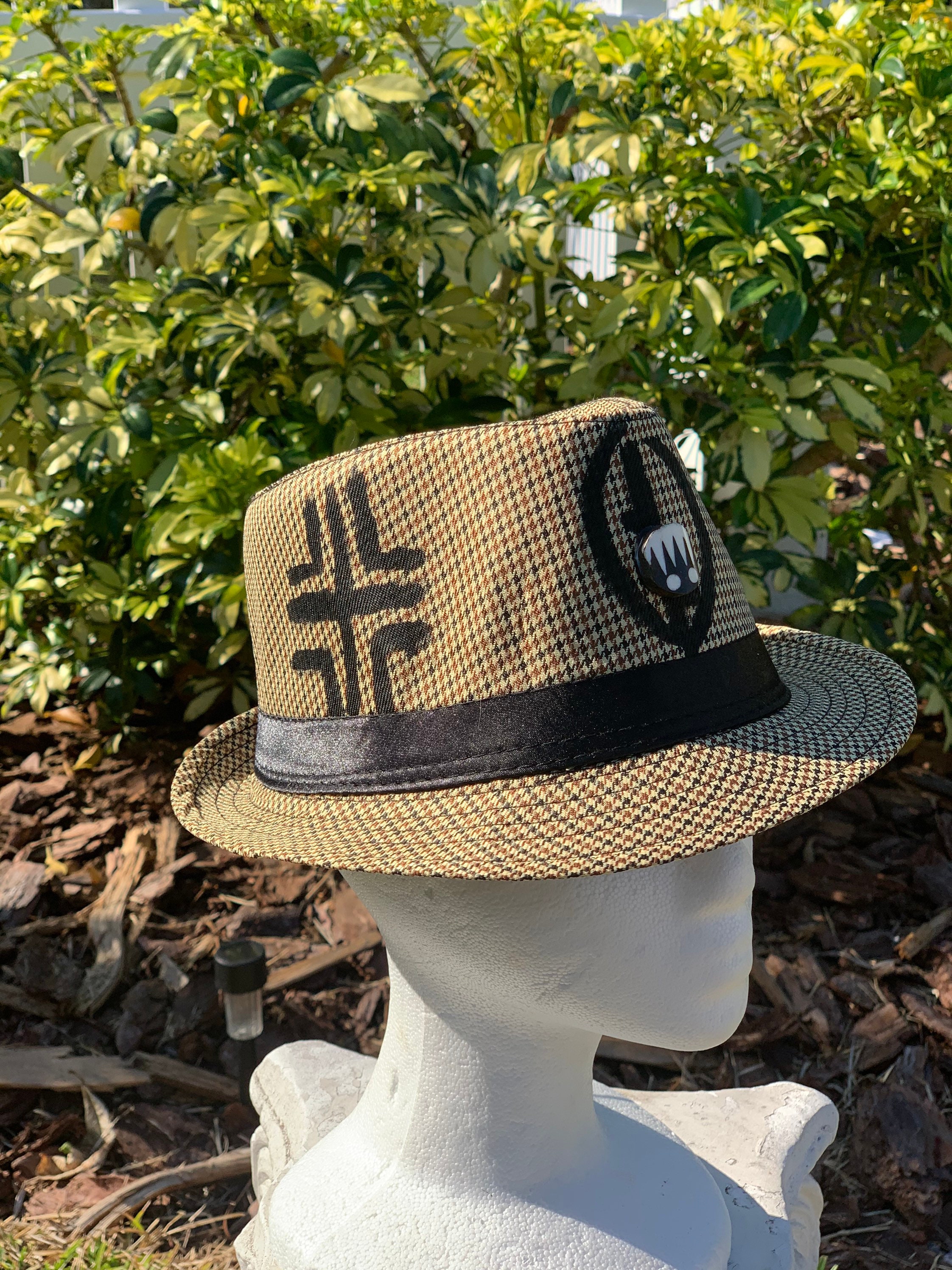 Business Fedora Unisex FedoraAfrican Fedora Plaid Fedora | Etsy