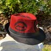 Red Fedora, African Fedora, Burgendy Fedora - Etsy