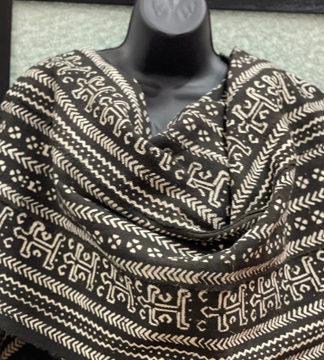 Bogolan Shawl , One Belly African Shawl, Mudcloth Shawl, Ethnic Shawl ...