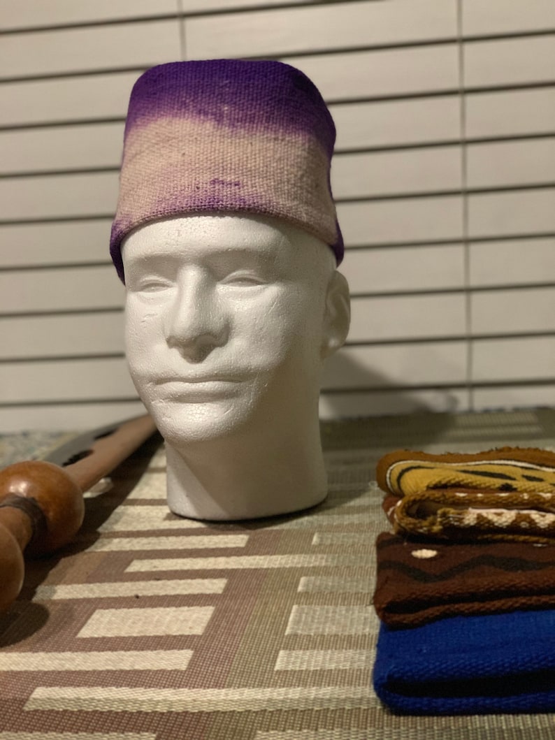 Brown Mudcloth Kufi African Kufi Bogolan Kufi African Mens | Etsy