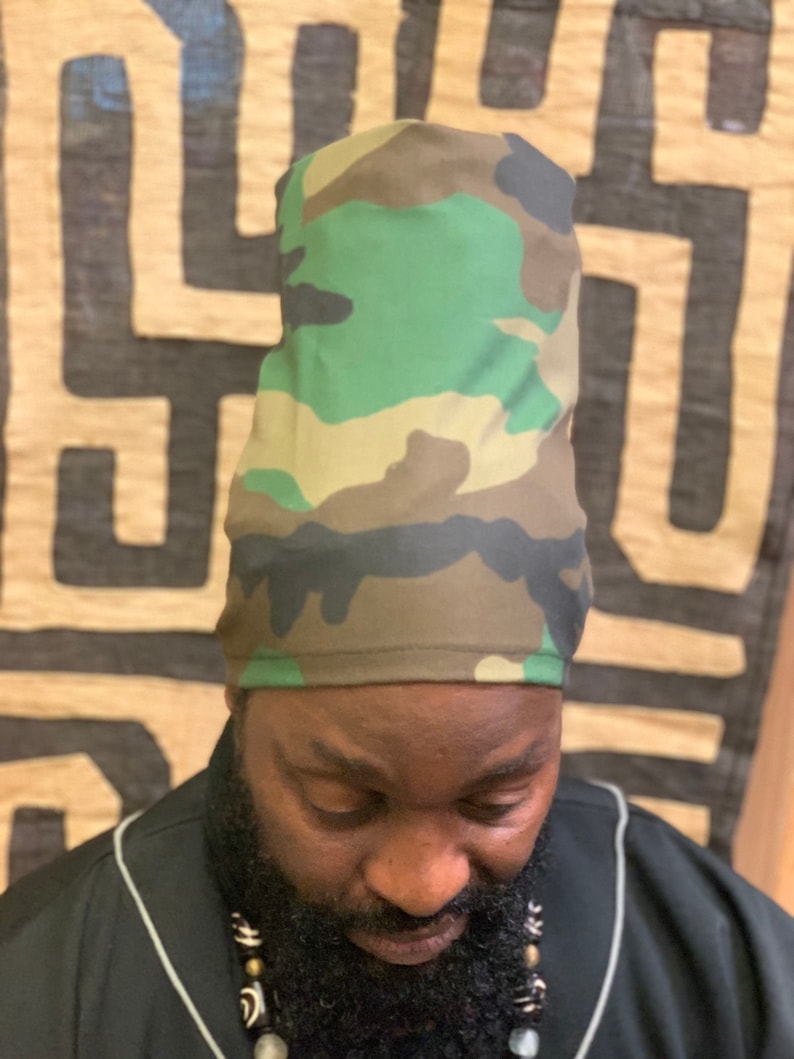 Camouflage Locs Hat Camo Rasta Cap Camo Dreadlocks Cap Camo - Etsy