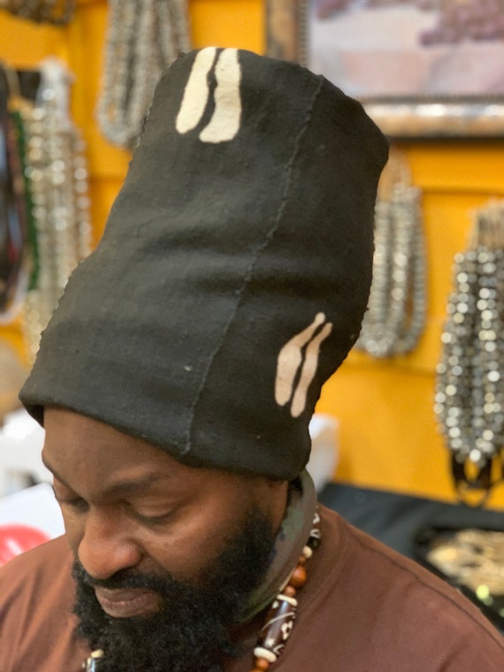 Rastafarian Hat Locs Hat Dreadlocks Hat Mudcloth Locs Hat | Etsy