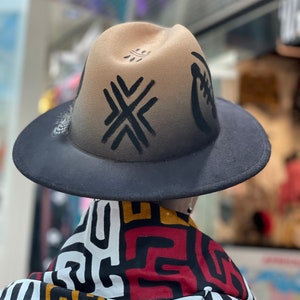 Christmas Fedora and Scarf, African Fedora , Fall and Winter Fedora ...