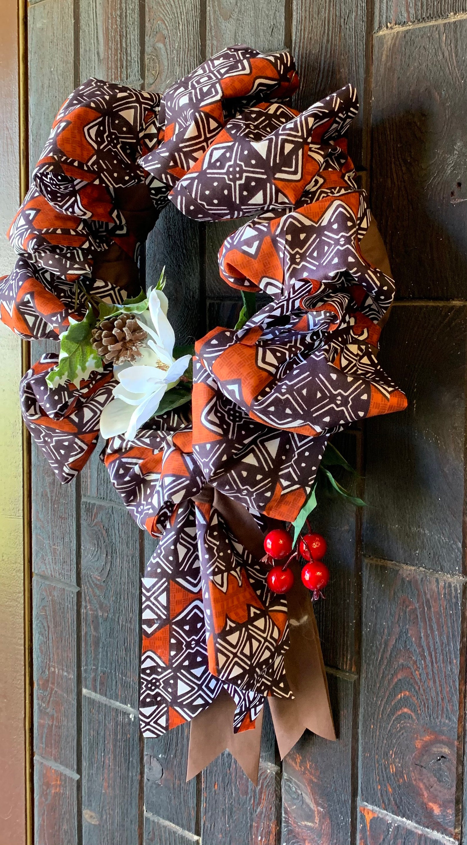 Christmas T Holiday Wreath Christmas Wreath African Etsy