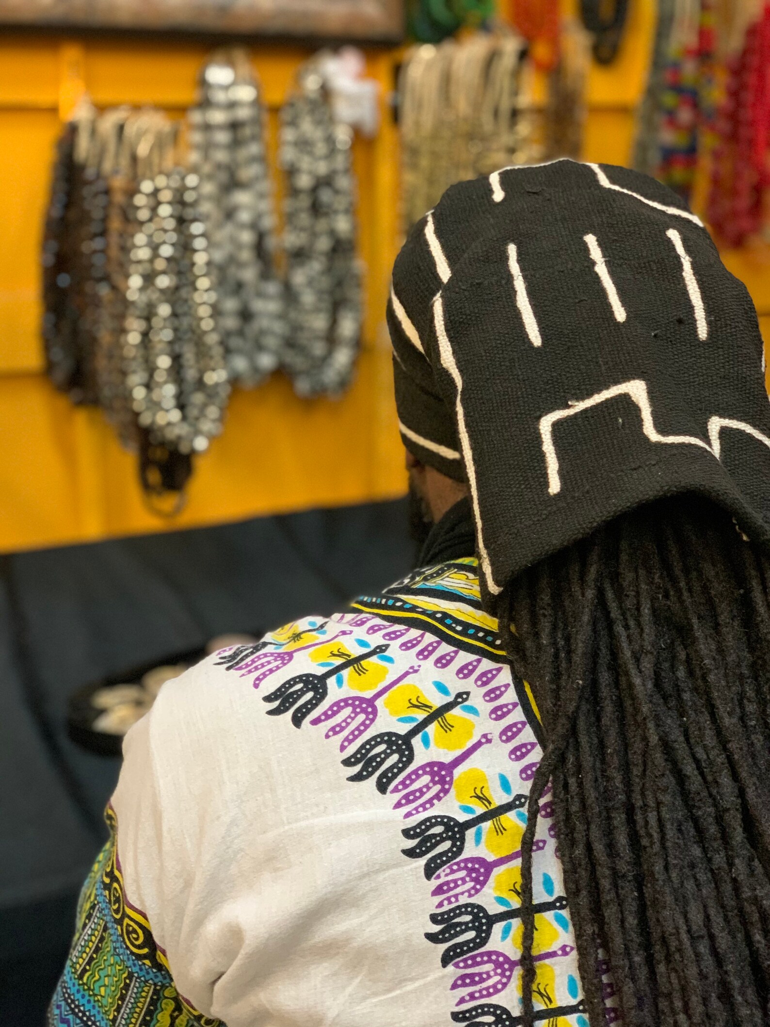 Mudcloth Dreadlocks Hat Mudcloth Tam Rasta Mudcloth Hat - Etsy