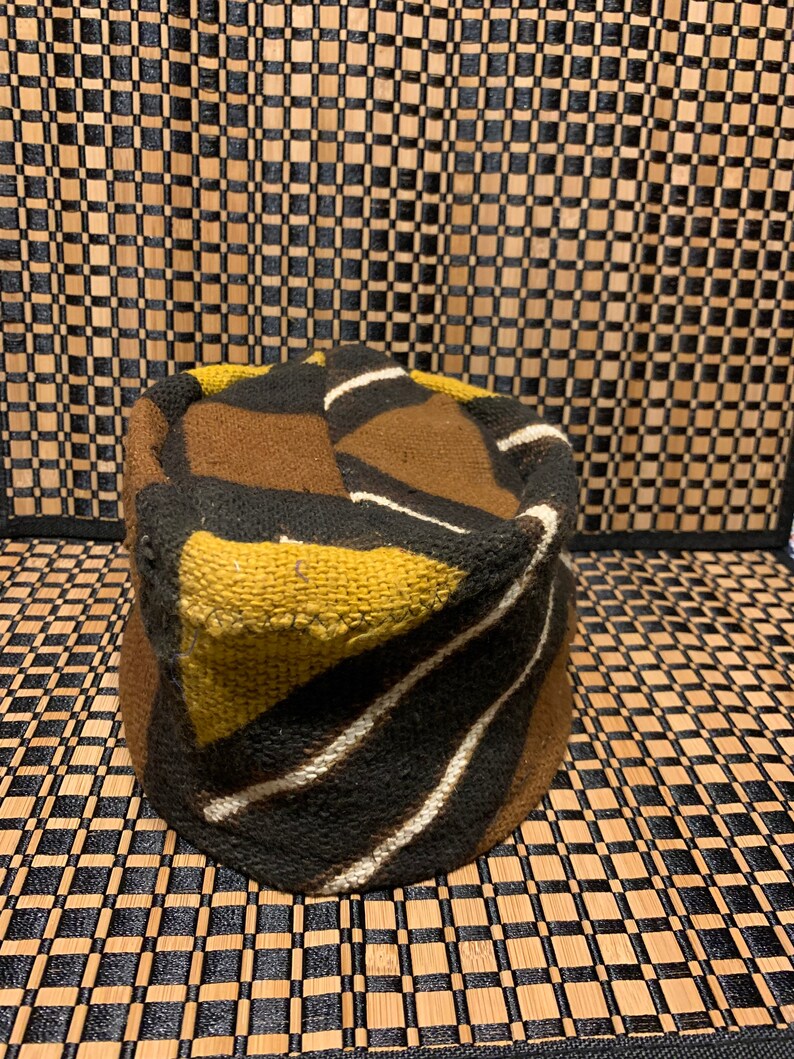 Mudcloth Scarf and Hat, Unisex Mudcloth Hat and Scarf, Bogolan Mudcloth ...